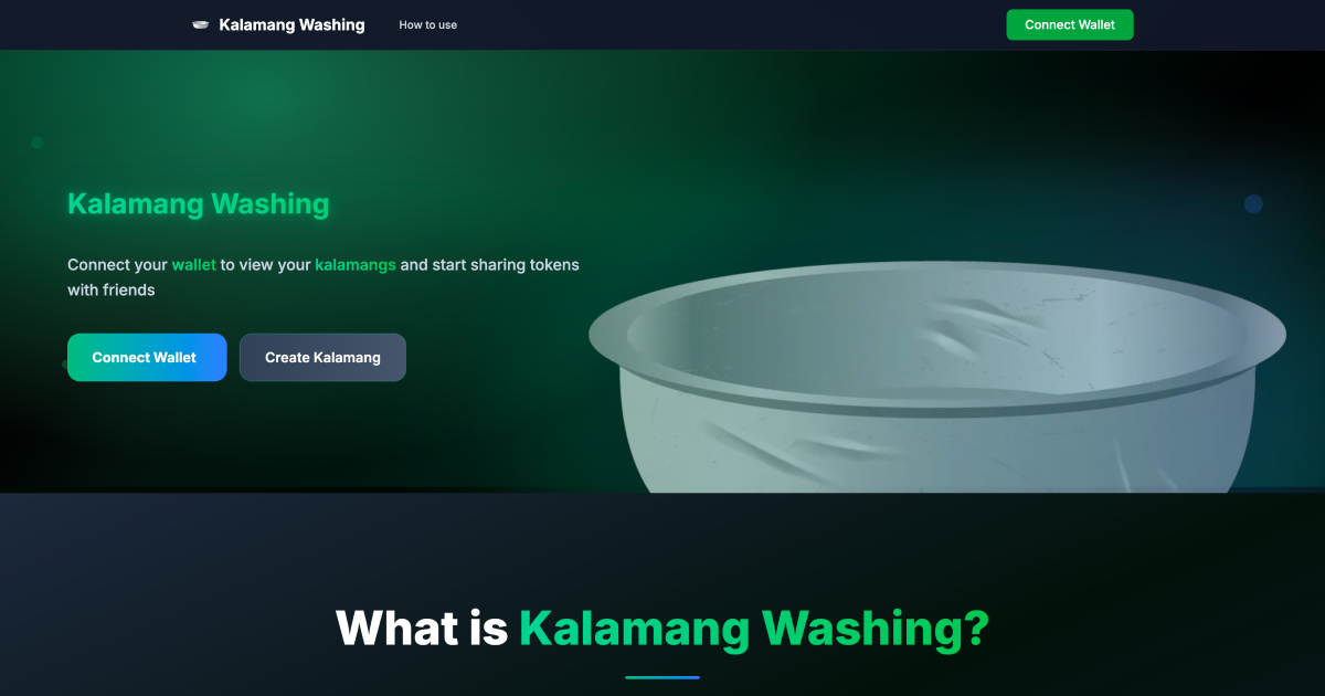 Kalamang Washing